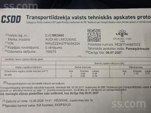 Черный Ауди А6 2015 в Резекне, объемом двигателя 3.00 л и пробегом 0 тыс. км за 14700 €, фото 29 на AUTOMOTO.COM.LV