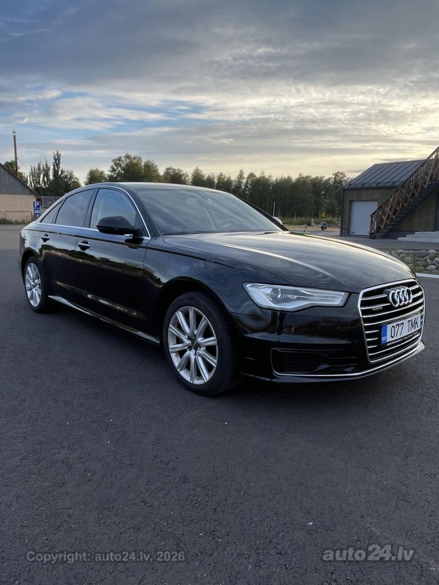Black Audi A6 2015 in Tallinn, with an engine capacity of 3.00 L and mileage of 191 thousand km for 16200 €, photo 1 on AUTOMOTO.COM.LV