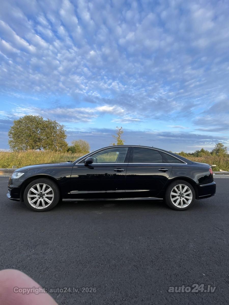 Black Audi A6 2015 in Tallinn, with an engine capacity of 3.00 L and mileage of 191 thousand km for 16200 €, photo 4 on AUTOMOTO.COM.LV
