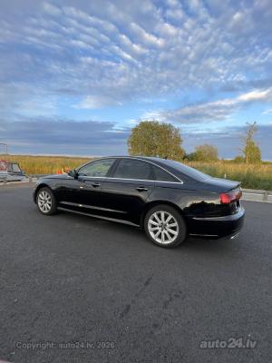 Black Audi A6 2015 in Tallinn, with an engine capacity of 3.00 L and mileage of 191 thousand km for 16200 €, photo 5 on AUTOMOTO.COM.LV