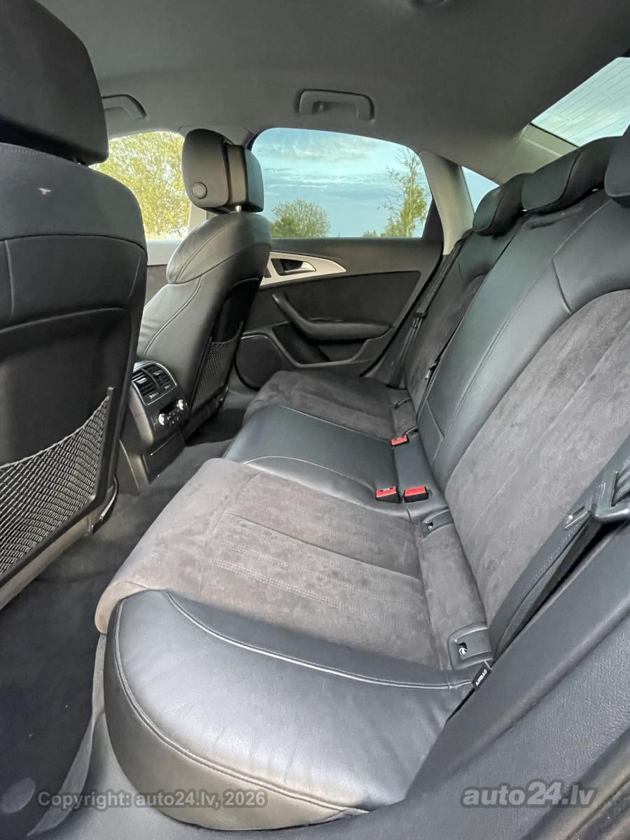 Black Audi A6 2015 in Tallinn, with an engine capacity of 3.00 L and mileage of 191 thousand km for 16200 €, photo 9 on AUTOMOTO.COM.LV