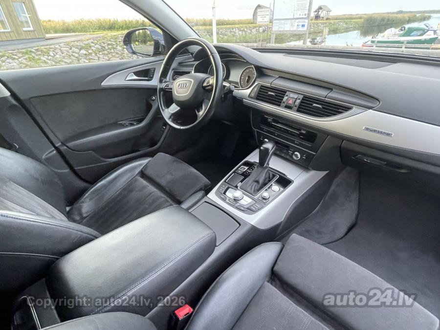 Black Audi A6 2015 in Tallinn, with an engine capacity of 3.00 L and mileage of 191 thousand km for 16200 €, photo 11 on AUTOMOTO.COM.LV