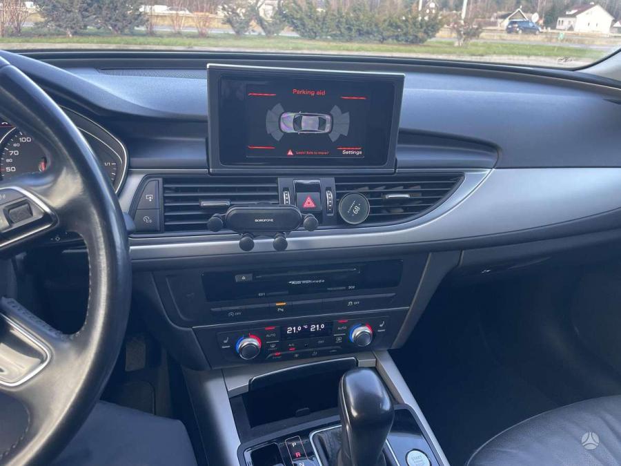 Black Audi A6 2015 in Kaunas, with an engine capacity of 1.97 L and mileage of 280 thousand km for 11500 €, photo 10 on AUTOMOTO.COM.LV
