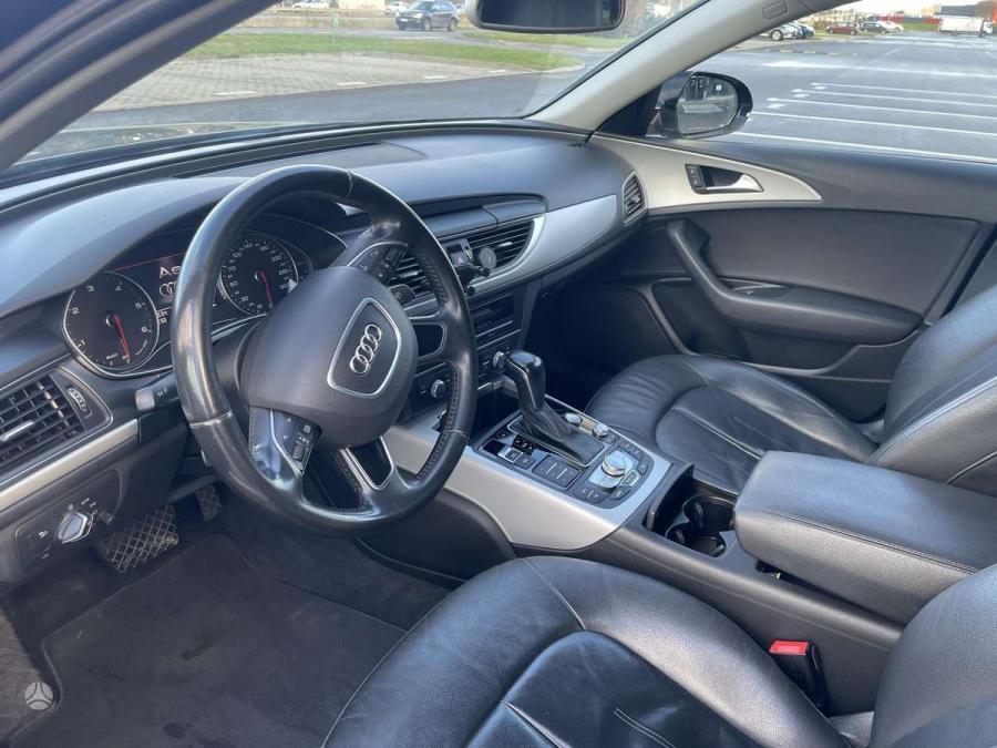 Black Audi A6 2015 in Kaunas, with an engine capacity of 1.97 L and mileage of 280 thousand km for 11500 €, photo 13 on AUTOMOTO.COM.LV