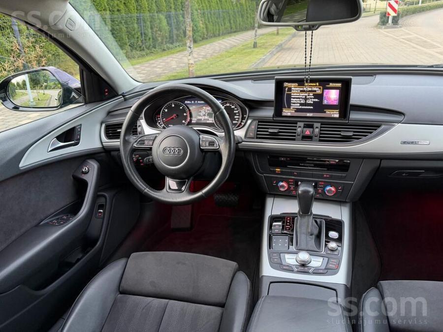 Melns Audi A6 2015 Rīga, ar dzinēja tilpumu 3.00 L un nobraukumu 243 tūkst. km par 13650 €, foto 13 vietnē AUTOMOTO.COM.LV