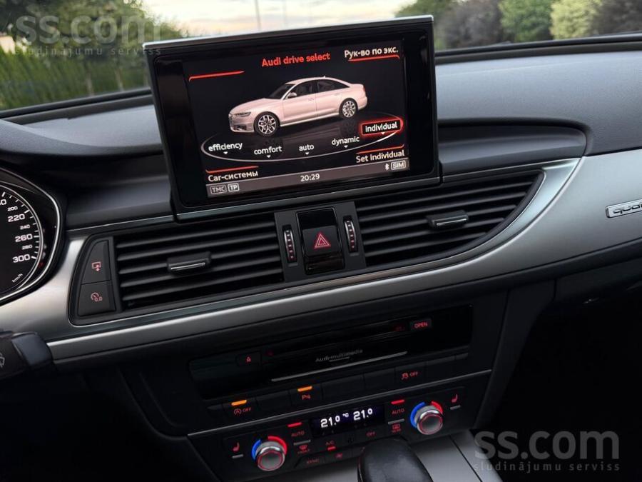 Melns Audi A6 2015 Rīga, ar dzinēja tilpumu 3.00 L un nobraukumu 243 tūkst. km par 13650 €, foto 20 vietnē AUTOMOTO.COM.LV