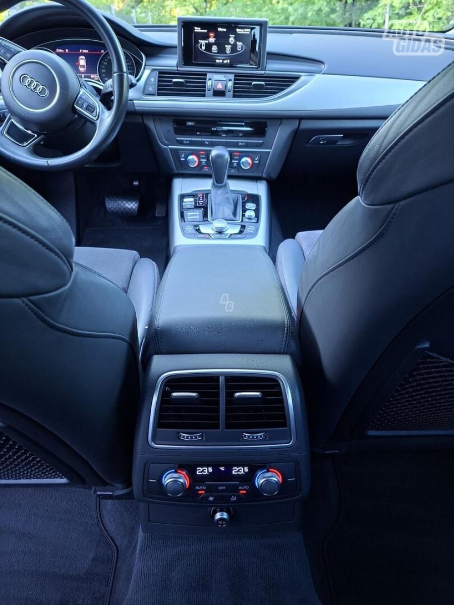 Black Audi A6 2015 in Kaunas, with an engine capacity of 1.80 L and mileage of 242 thousand km for 15000 €, photo 9 on AUTOMOTO.COM.LV