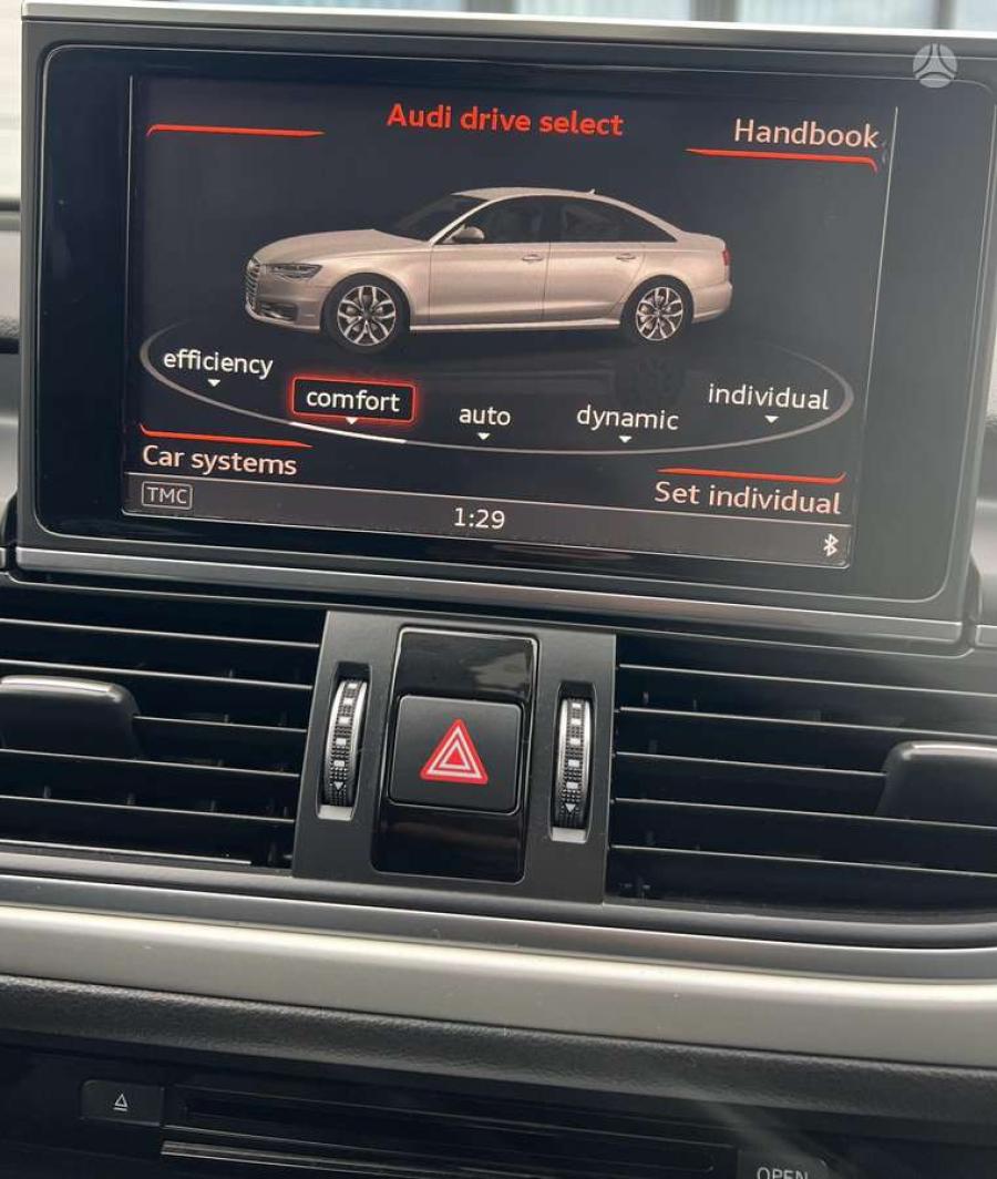 Melns Audi A6 2015 Kretinga, ar dzinēja tilpumu 2.97 L un nobraukumu 282 tūkst. km par 12800 €, foto 23 vietnē AUTOMOTO.COM.LV
