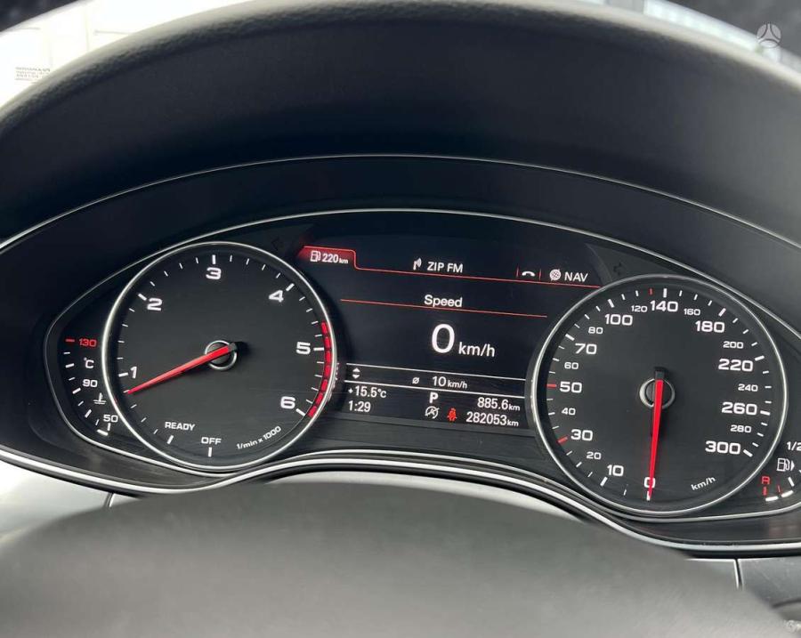 Melns Audi A6 2015 Kretinga, ar dzinēja tilpumu 2.97 L un nobraukumu 282 tūkst. km par 12800 €, foto 28 vietnē AUTOMOTO.COM.LV