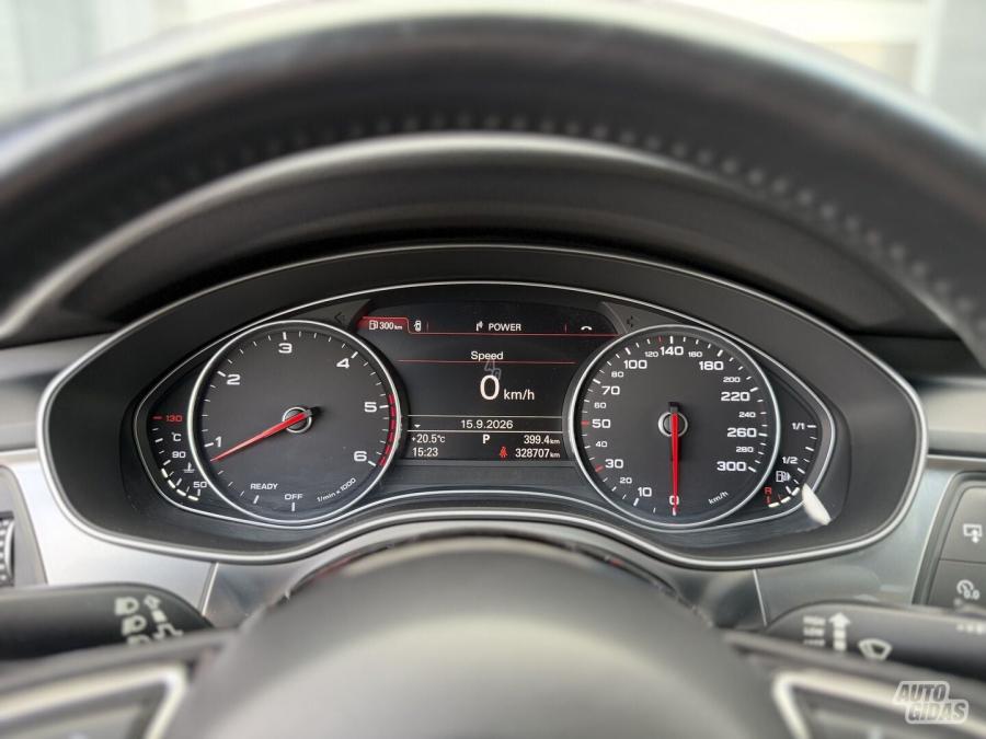 Черный Ауди А6 2015 в Паневежис, объемом двигателя 3.00 л и пробегом 328 тыс. км за 11990 €, фото 48 на AUTOMOTO.COM.LV