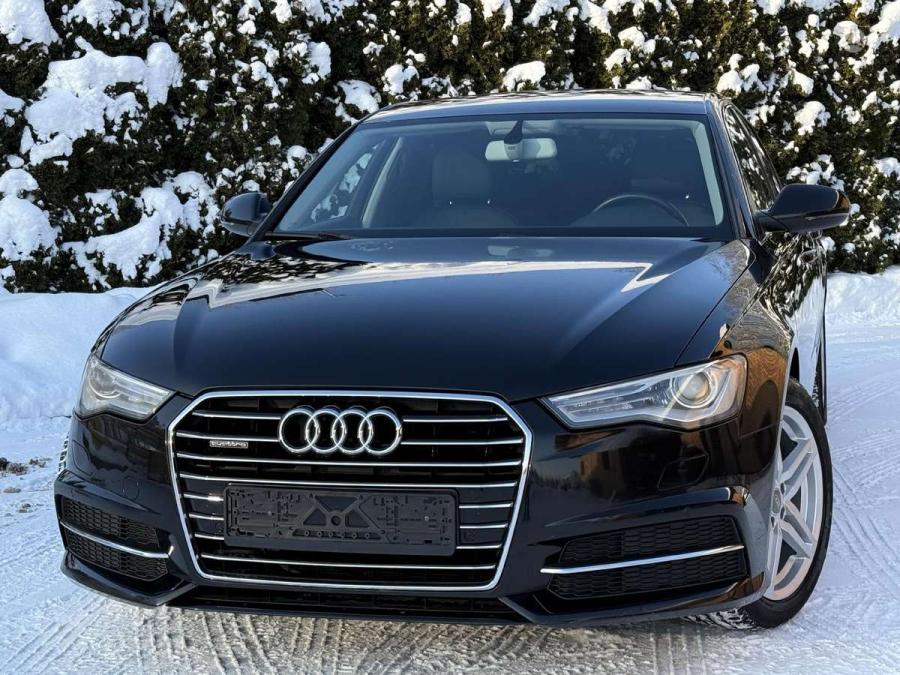 Black Audi A6 2016 in Jonava, with an engine capacity of 1.97 L and mileage of 283 thousand km for 13650 €, photo 2 on AUTOMOTO.COM.LV