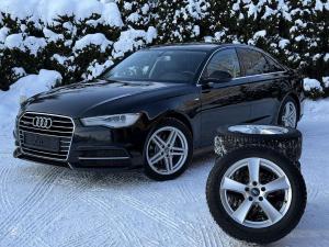 Black Audi A6 2016 in Jonava, with an engine capacity of 1.97 L and mileage of 283 thousand km for 13650 €, photo 9 on AUTOMOTO.COM.LV