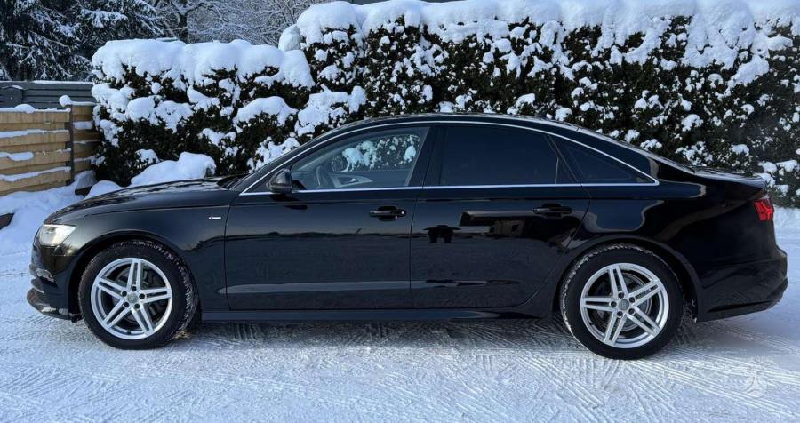 Black Audi A6 2016 in Jonava, with an engine capacity of 1.97 L and mileage of 283 thousand km for 13650 €, photo 36 on AUTOMOTO.COM.LV