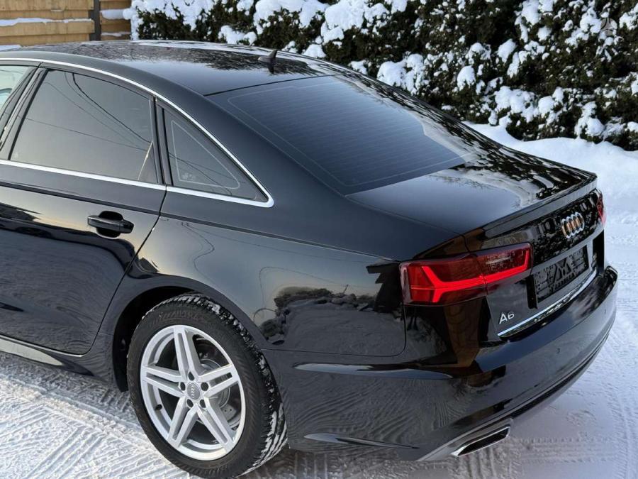 Black Audi A6 2016 in Jonava, with an engine capacity of 1.97 L and mileage of 283 thousand km for 13650 €, photo 38 on AUTOMOTO.COM.LV