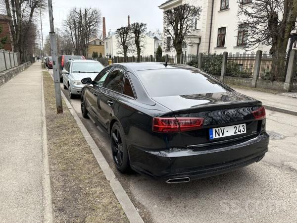Melns Audi A6 2016 Rīga, ar dzinēja tilpumu 3.00 L un nobraukumu 210 tūkst. km par 17900 €, foto 3 vietnē AUTOMOTO.COM.LV