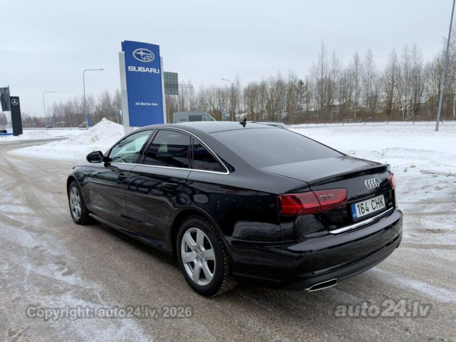 Black Audi A6 2016 in Tartu, with an engine capacity of 3.00 L and mileage of 182 thousand km for 14900 €, photo 3 on AUTOMOTO.COM.LV