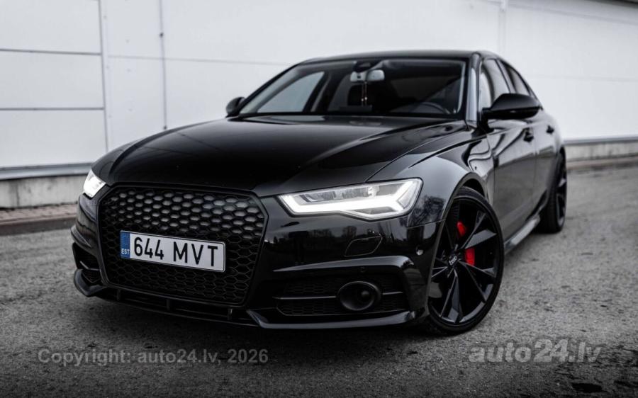 Black Audi A6 2016 in Parnu, with an engine capacity of 3.00 L and mileage of 236 thousand km for 21900 €, photo 1 on AUTOMOTO.COM.LV
