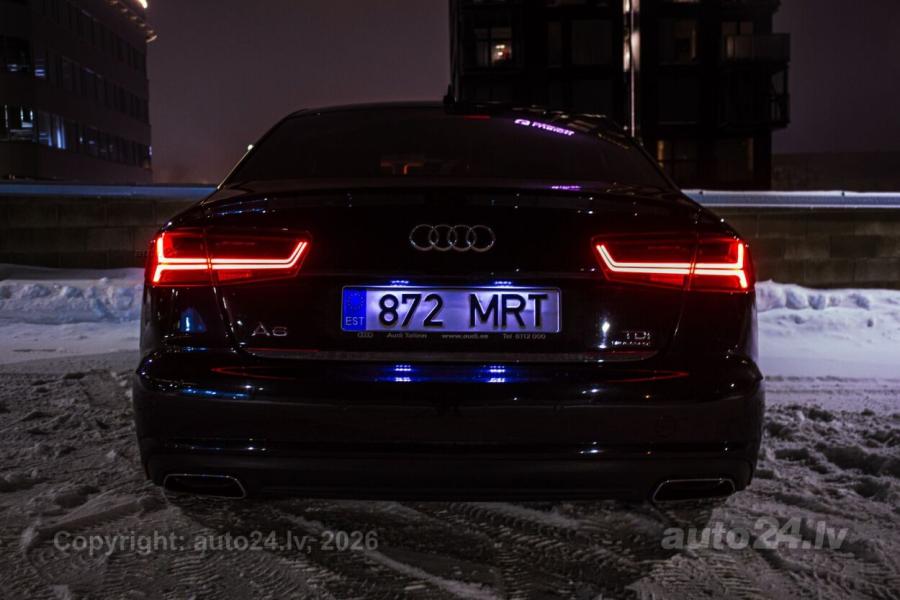 Melns Audi A6 2016 Tallina, ar dzinēja tilpumu 3.00 L un nobraukumu 140 tūkst. km par 19900 €, foto 2 vietnē AUTOMOTO.COM.LV
