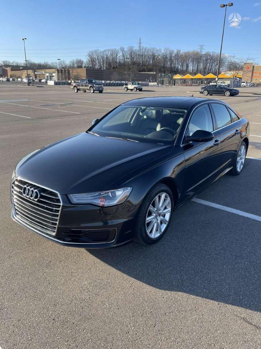 Black Audi A6 2016 in Klaipeda, with an engine capacity of 1.98 L and mileage of 176 thousand km for 12500 €, photo 1 on AUTOMOTO.COM.LV