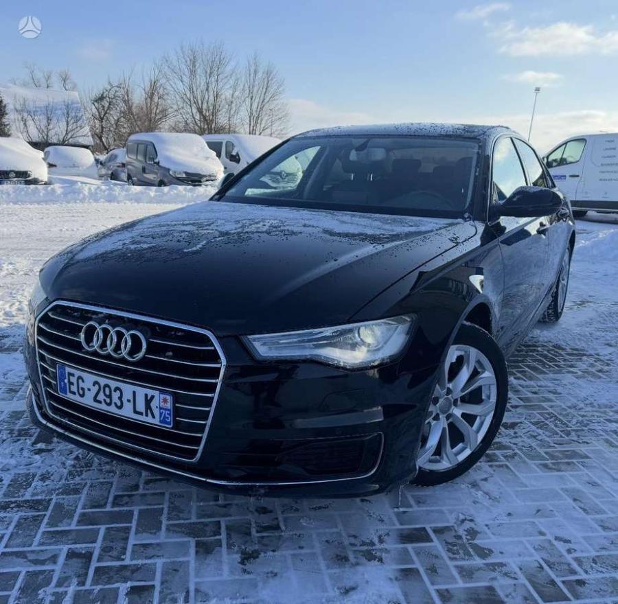 Black Audi A6 2016 in Taurage, with an engine capacity of 1.97 L and mileage of 252 thousand km for 13999 €, photo 1 on AUTOMOTO.COM.LV