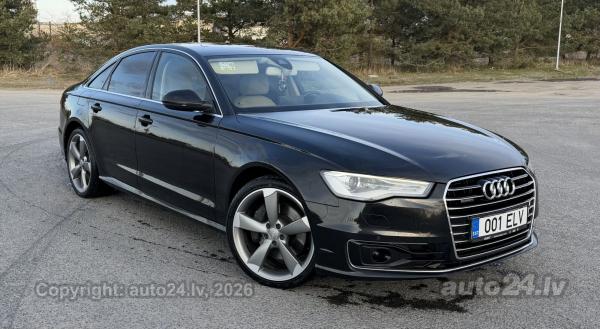 Black Audi A6 2016 in Tallinn, with an engine capacity of 3.00 L and mileage of 251 thousand km for 22000 €, photo 1 on AUTOMOTO.COM.LV