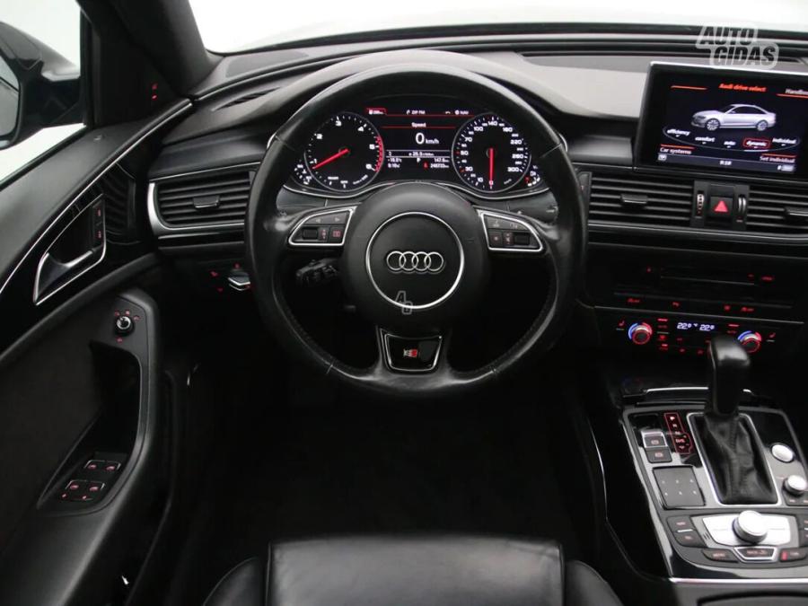 Black Audi A6 2016 in Vilnius, with an engine capacity of 3.00 L and mileage of 249 thousand km for 15599 €, photo 18 on AUTOMOTO.COM.LV