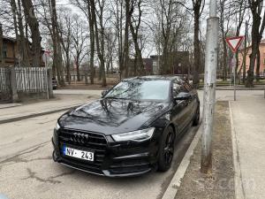 Черный Ауди А6 2016 в Рига, объемом двигателя 3.00 л и пробегом 210 тыс. км за 17900 €, фото  на AUTOMOTO.COM.LV