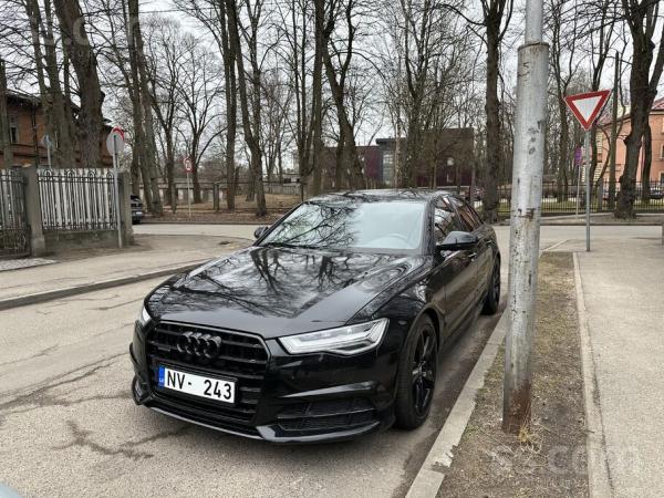 Melns Audi A6 2016 Rīga, ar dzinēja tilpumu 3.00 L un nobraukumu 216 tūkst. km par 17900 €, foto 1 vietnē AUTOMOTO.COM.LV
