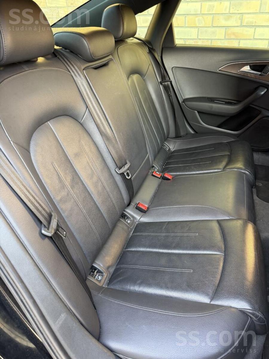 Black Audi A6 2016 in Saldus, with an engine capacity of 3.00 L and mileage of 288 thousand km for 14995 €, photo 5 on AUTOMOTO.COM.LV