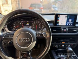 Black Audi A6 2016 in Saldus, with an engine capacity of 3.00 L and mileage of 288 thousand km for 14995 €, photo 6 on AUTOMOTO.COM.LV