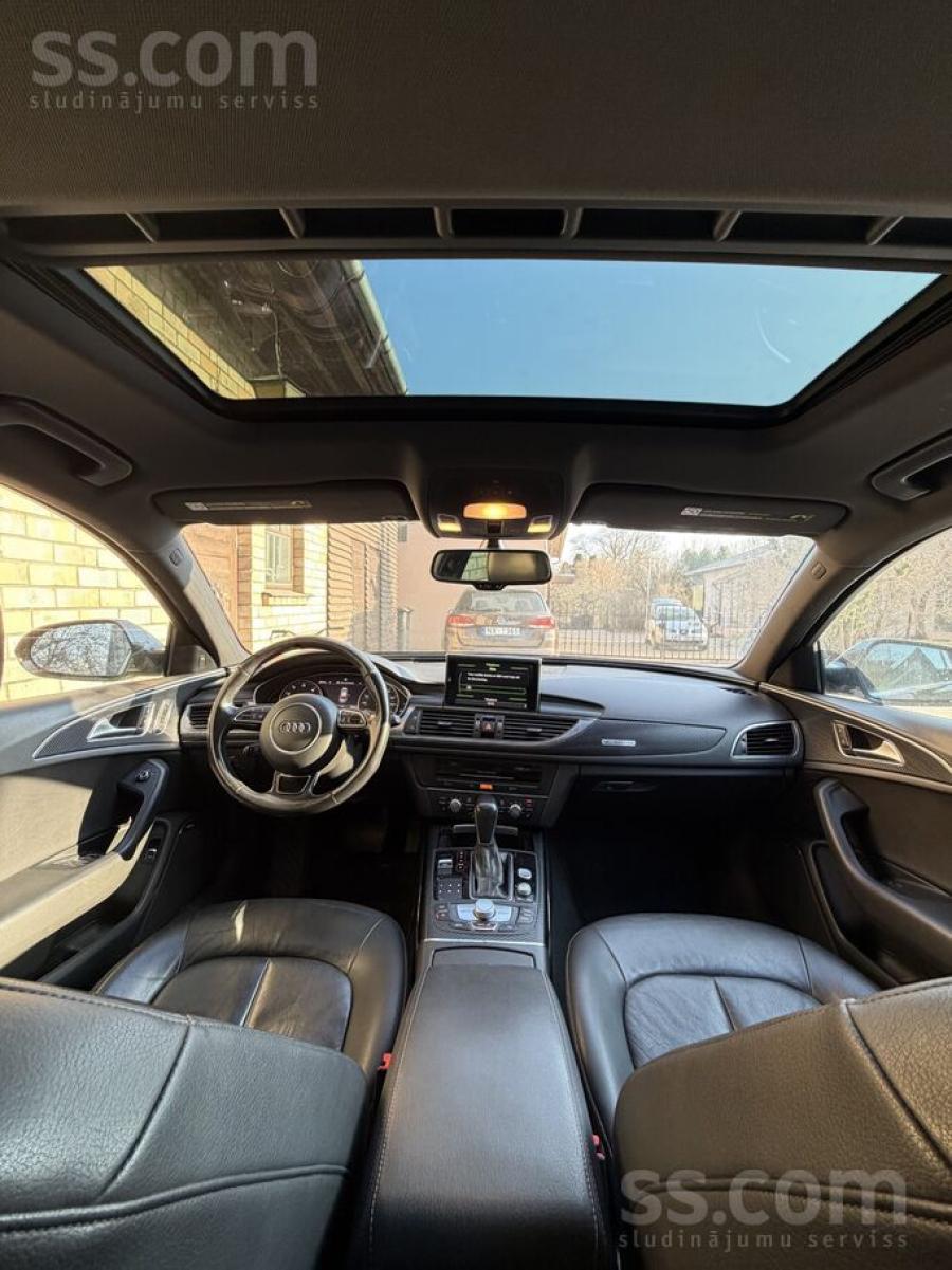 Black Audi A6 2016 in Saldus, with an engine capacity of 3.00 L and mileage of 288 thousand km for 14995 €, photo 7 on AUTOMOTO.COM.LV