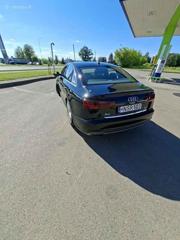 Melns Audi A6 2016 Panevēža, ar dzinēja tilpumu 2.00 L un nobraukumu 200 tūkst. km par 12000 €, foto 3 vietnē AUTOMOTO.COM.LV