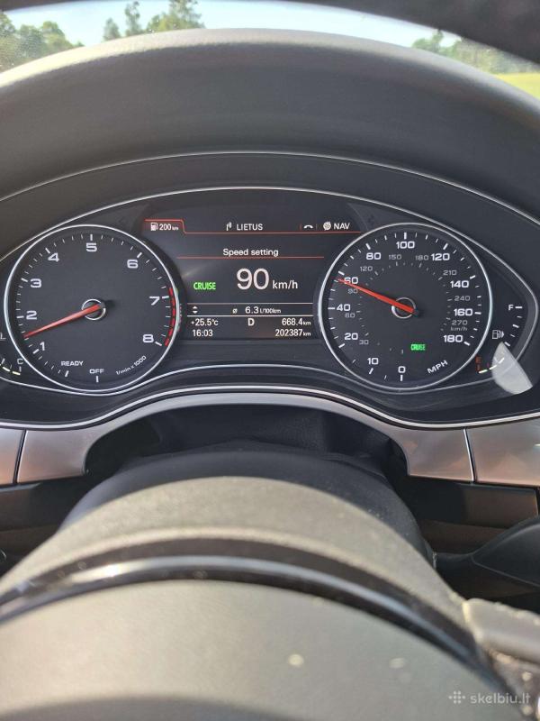 Melns Audi A6 2016 Panevēža, ar dzinēja tilpumu 2.00 L un nobraukumu 200 tūkst. km par 12000 €, foto 6 vietnē AUTOMOTO.COM.LV