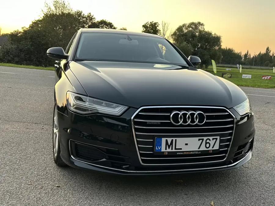 Black Audi A6 2016 in Grobiņa, with an engine capacity of 2.00 L and mileage of 246 thousand km for 16500 €, photo 13 on AUTOMOTO.COM.LV