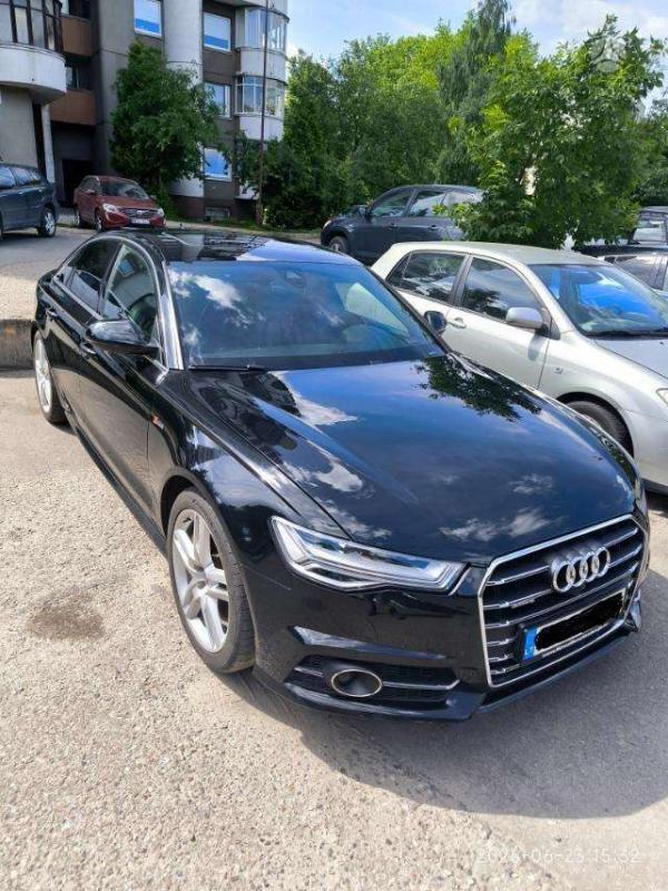 Black Audi A6 2016 in Vilnius, with an engine capacity of 3.00 L and mileage of 200 thousand km for 14900 €, photo 1 on AUTOMOTO.COM.LV