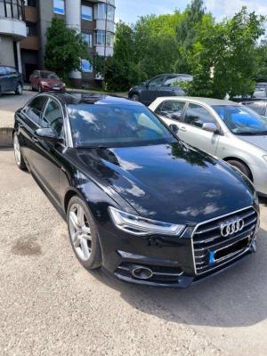 Black Audi A6 2016 in Vilnius, with an engine capacity of 3.00 L and mileage of 200 thousand km for 14900 €, photo  on AUTOMOTO.COM.LV