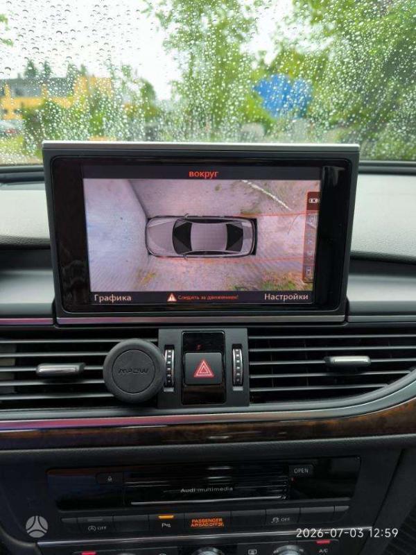 Black Audi A6 2016 in Vilnius, with an engine capacity of 3.00 L and mileage of 200 thousand km for 14900 €, photo 10 on AUTOMOTO.COM.LV