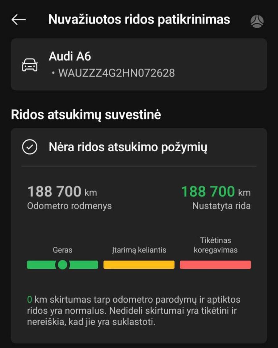 Черный Ауди А6 2016 в Ионава, объемом двигателя 2.00 л и пробегом 189 тыс. км за 16500 €, фото 45 на AUTOMOTO.COM.LV
