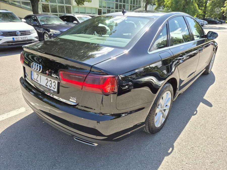 Black Audi A6 2016 in Kaunas, with an engine capacity of 1.97 L and mileage of 275 thousand km for 13950 €, photo 3 on AUTOMOTO.COM.LV