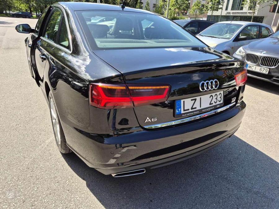 Black Audi A6 2016 in Kaunas, with an engine capacity of 1.97 L and mileage of 275 thousand km for 13950 €, photo 4 on AUTOMOTO.COM.LV