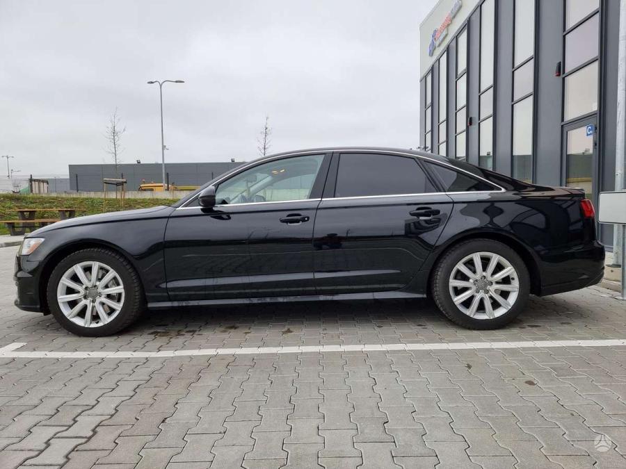 Black Audi A6 2016 in Kaunas, with an engine capacity of 1.98 L and mileage of 169 thousand km for 12600 €, photo 3 on AUTOMOTO.COM.LV