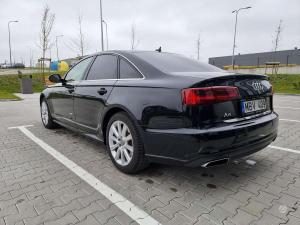 Black Audi A6 2016 in Kaunas, with an engine capacity of 1.98 L and mileage of 169 thousand km for 12600 €, photo 4 on AUTOMOTO.COM.LV