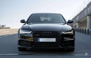 Black Audi A6 2016 in Vilnius, with an engine capacity of 0.00 L and mileage of 113 thousand km for 13700 €, photo  on AUTOMOTO.COM.LV