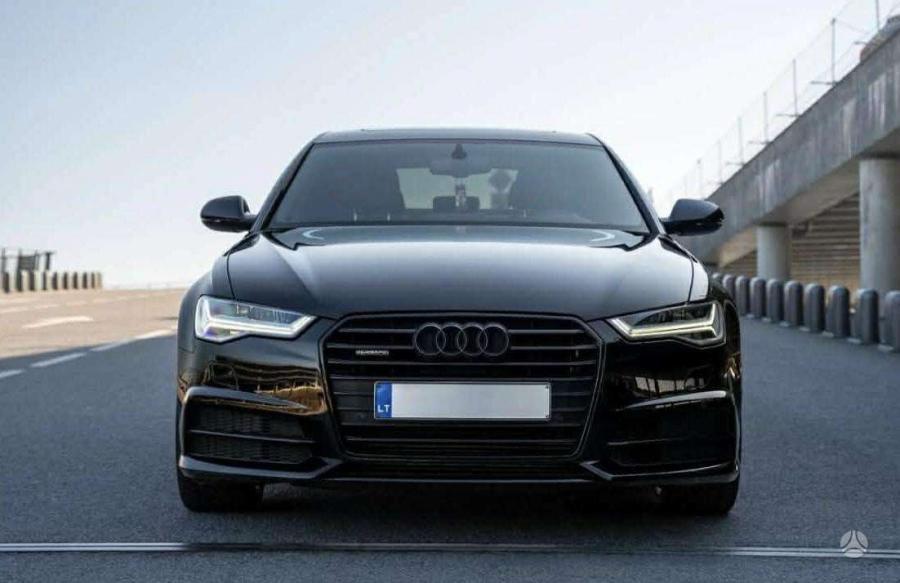 Black Audi A6 2016 in Vilnius, with an engine capacity of 0.00 L and mileage of 113 thousand km for 13700 €, photo 1 on AUTOMOTO.COM.LV