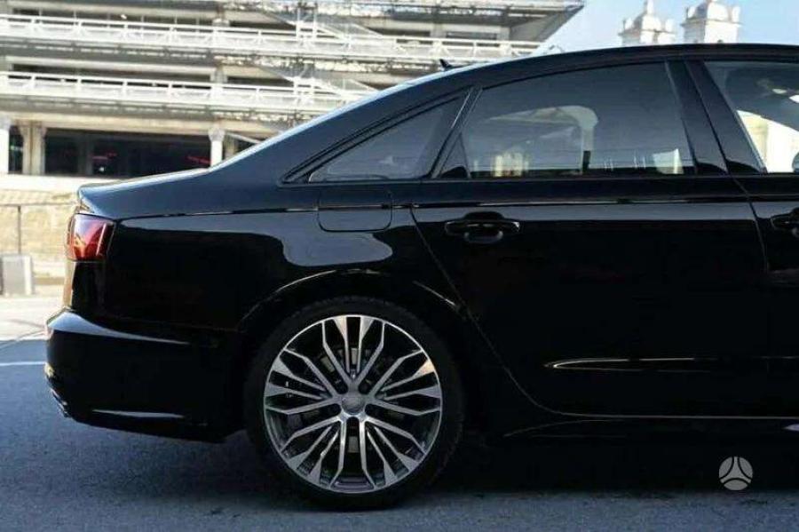 Black Audi A6 2016 in Vilnius, with an engine capacity of 0.00 L and mileage of 113 thousand km for 13700 €, photo 8 on AUTOMOTO.COM.LV