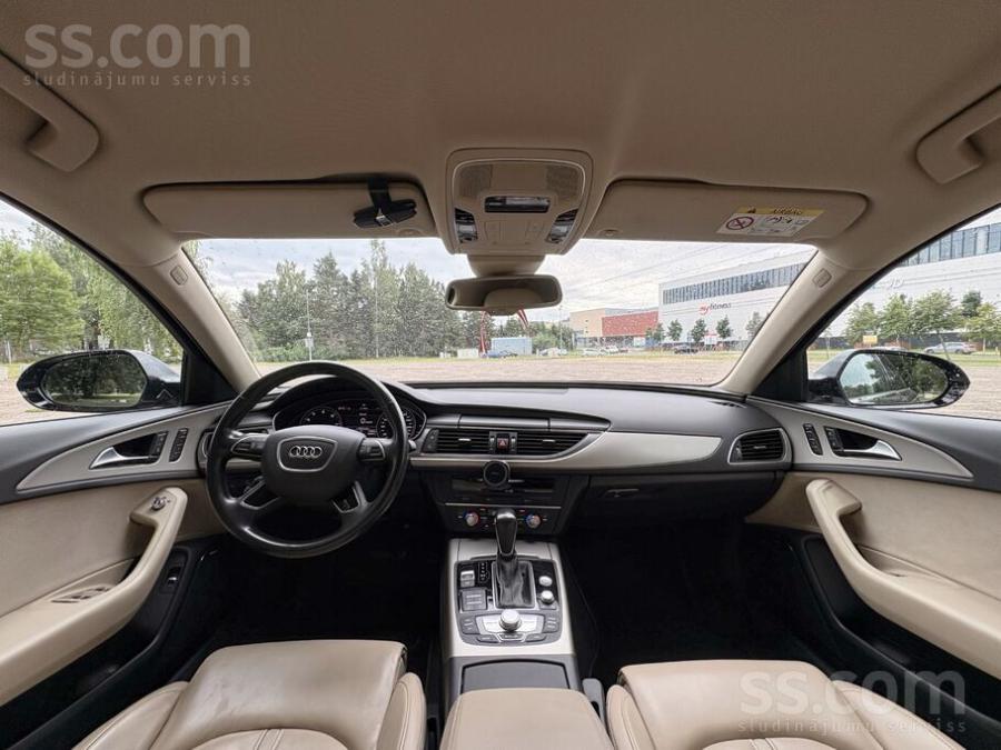 Black Audi A6 2016 in Riga, with an engine capacity of 2.00 L and mileage of 171 thousand km for 19300 €, photo 9 on AUTOMOTO.COM.LV