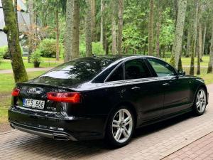 Black Audi A6 2016 in Vilnius, with an engine capacity of 2.00 L and mileage of 136 thousand km for 14300 €, photo 4 on AUTOMOTO.COM.LV