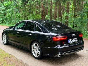 Black Audi A6 2016 in Vilnius, with an engine capacity of 2.00 L and mileage of 136 thousand km for 14300 €, photo 5 on AUTOMOTO.COM.LV