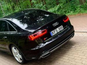 Black Audi A6 2016 in Vilnius, with an engine capacity of 2.00 L and mileage of 136 thousand km for 14300 €, photo 7 on AUTOMOTO.COM.LV