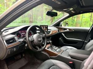 Black Audi A6 2016 in Vilnius, with an engine capacity of 2.00 L and mileage of 136 thousand km for 14300 €, photo 10 on AUTOMOTO.COM.LV